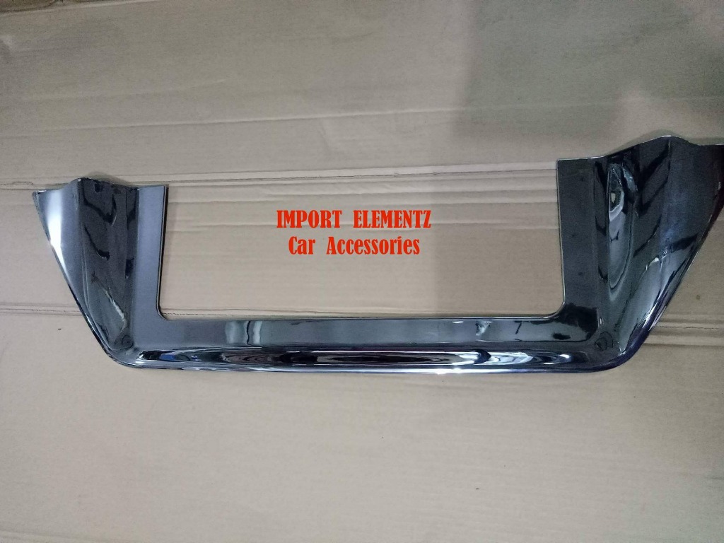 2016 to 2021 Toyota Innova License Plate Garnish Trim Chrome on Carousell