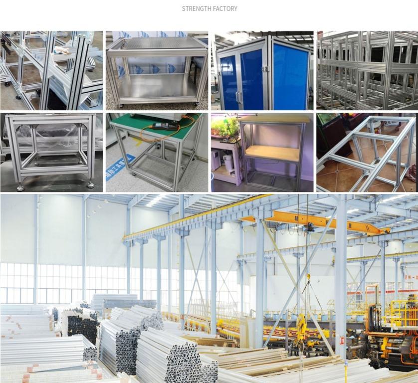 40 Series Aluminum Extrusion Various Profiles 4040 4080 4060 40120 ...