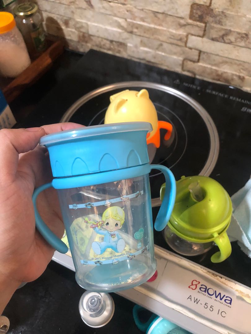 4 types of Sippy cups / straw cups, Babies & Kids, Nursing & Feeding ...