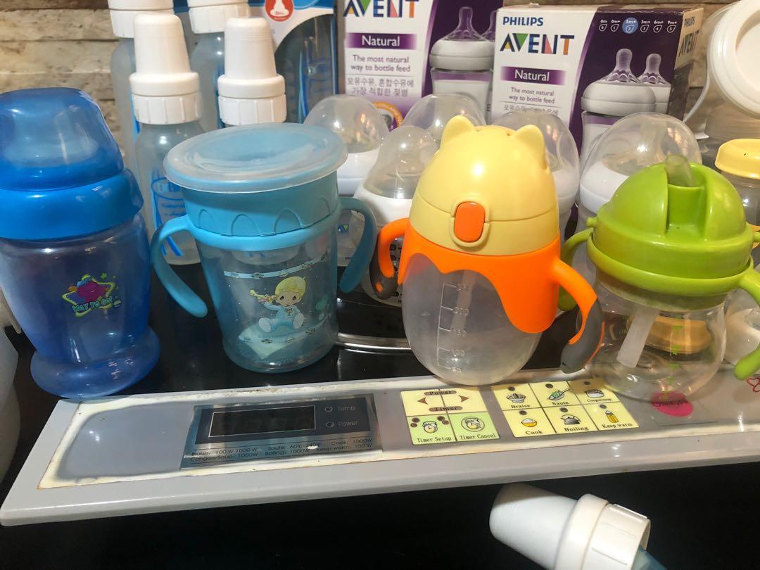 4 types of Sippy cups / straw cups, Babies & Kids, Nursing & Feeding ...