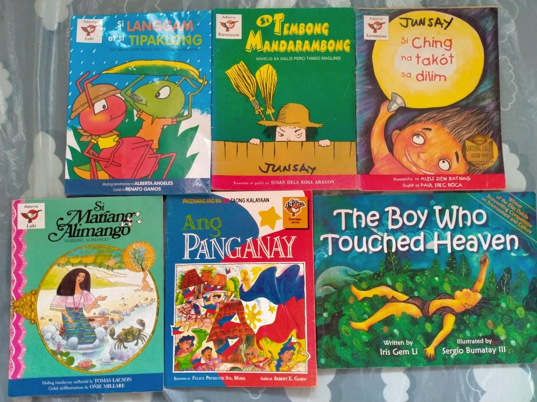 ADARNA BOOK SET: The Boy who Touched Heaven, Si Langgam at si Tipaklong ...