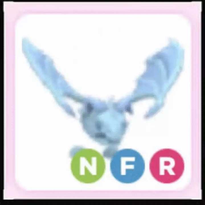 Adopt me NFR Frost Dragon, Video Gaming, Gaming Accessories, In-Game ...