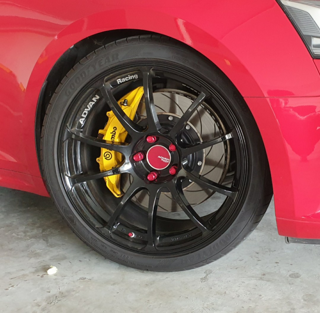 Advan Racing Cap (Original Japan) Candy Red, Car Accessories, Tyres ...