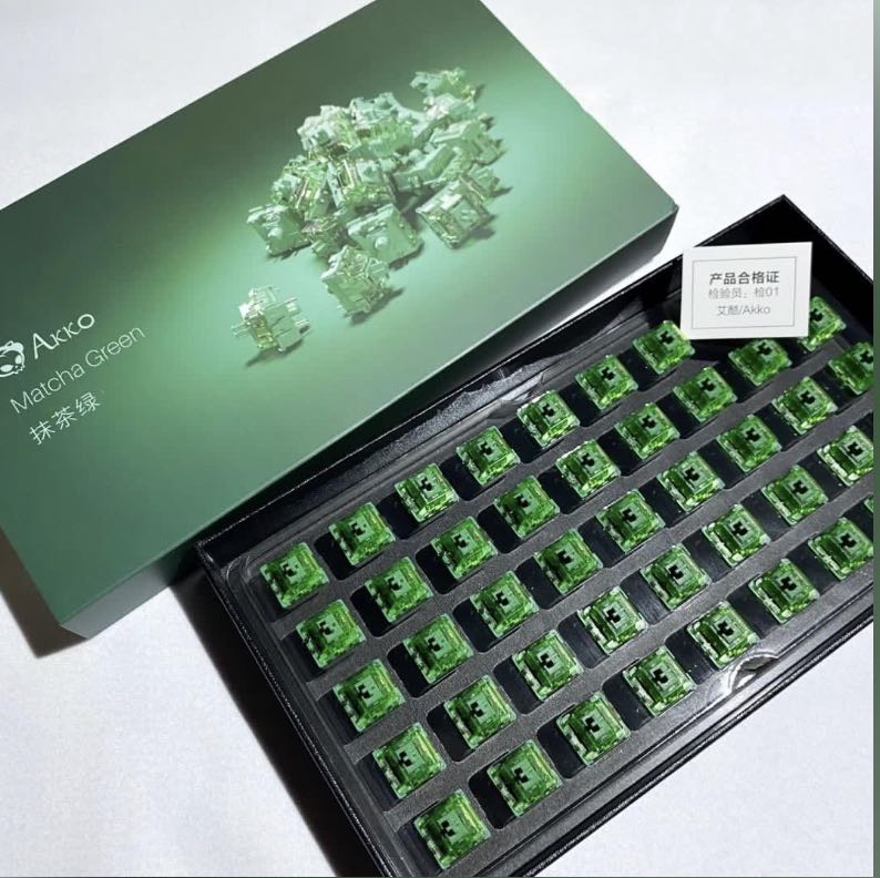 Akko matcha greens ( 45 pcs ), Computers & Tech, Parts & Accessories ...