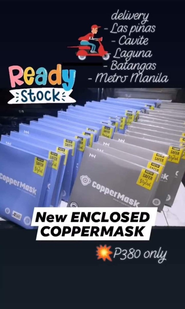 ‼️AUTHENTIC COPPER MASK VER 2.0, Beauty & Personal Care, Bath & Body ...