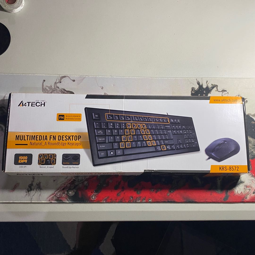 BRAND NEW A4TECH KEYBOARD with MOUSE, Computers & Tech, Parts & Accessories, Computer Keyboard ...
