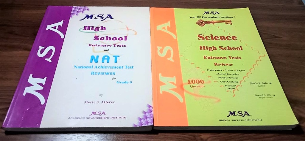 Bundle MSA Reviewers for HS Entrance Exam and National Achievement Test ...