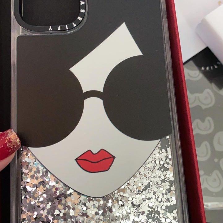 Casetify Stace Face by Alice & Olivia Glitter Case for Iphone 11 Promax ...