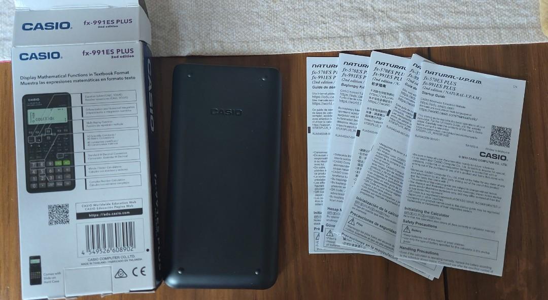 Casio fx-991ES plus Calculator, Computers & Tech, Office & Business ...