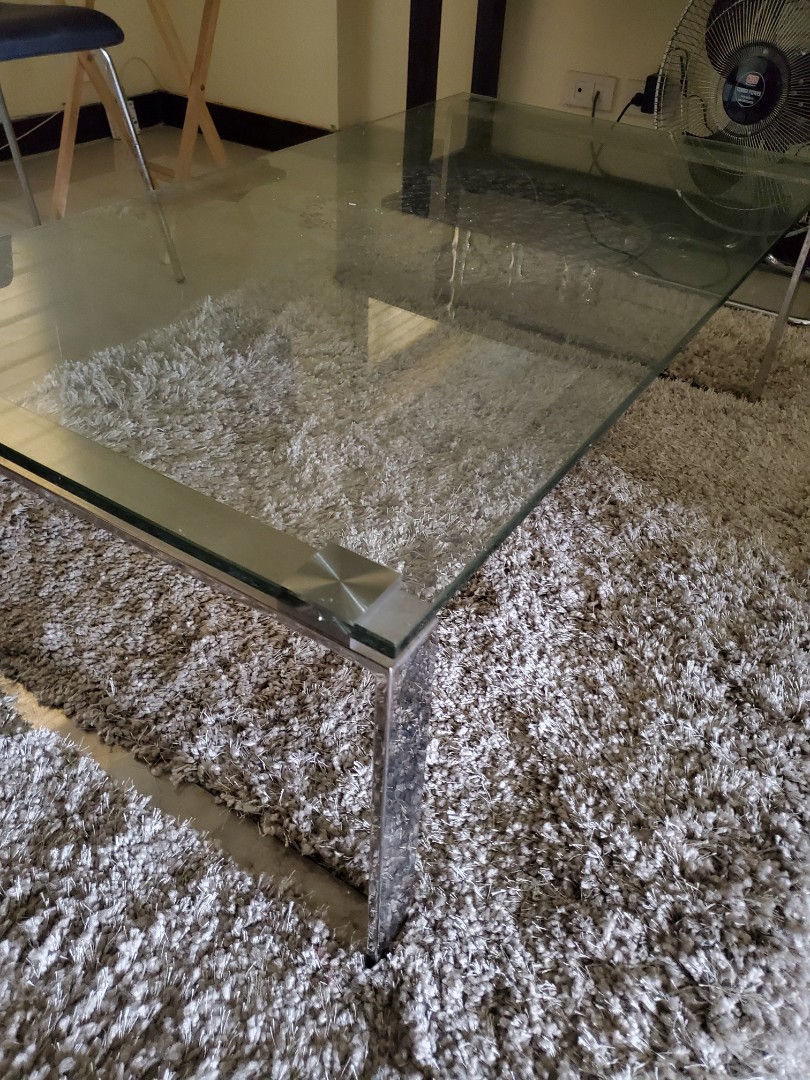 Center Glass Table, Furniture & Home Living, Furniture, Tables & Sets ...