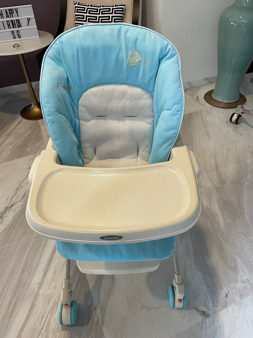 COMBI BABY ROCKER & HIGH CHAIR ADJUSTABLE HEIGHT, Babies & Kids ...