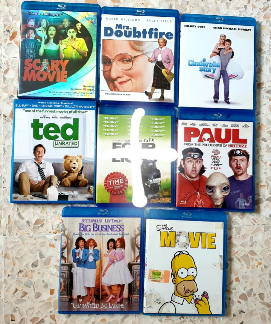 Comedy Original Blu Ray - Big Business, Paul, Ted, A Cinderella Story ...