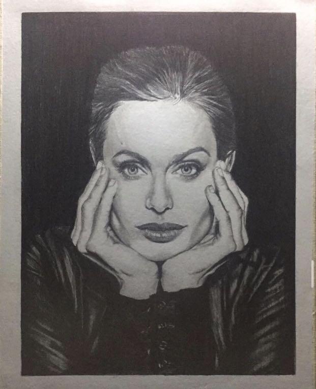 Commission Charcoal Graphite Portrait Drawings Hobbies And Toys