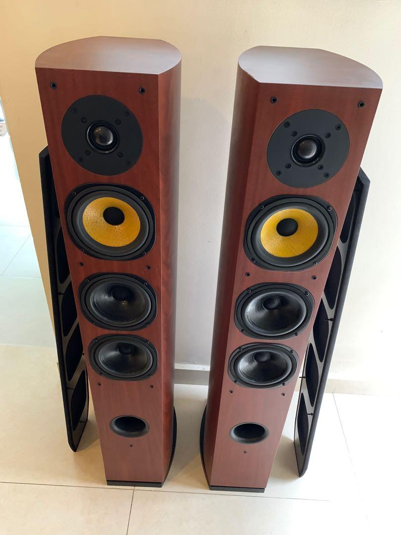 Davis Acoustics Matisse Floor Standing 3 ways 4 drivers Speakers Made ...
