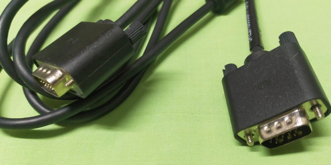 Dell Original VGA Cable 1.5meter Long, Computers & Tech, Parts ...