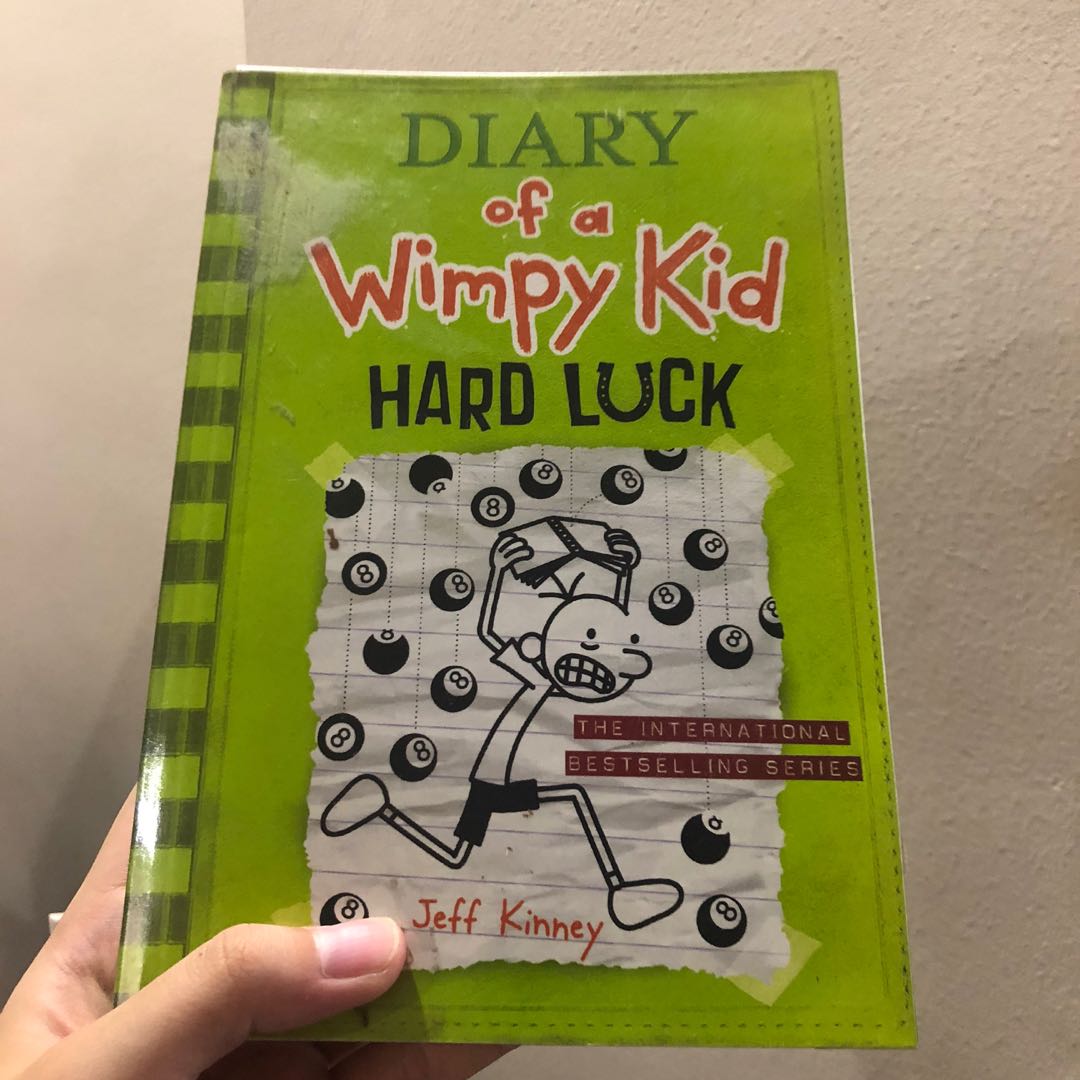 Diary of a Wimpy Kid HARD LUCK BOOK by Jeff Kinney, Hobbies & Toys ...