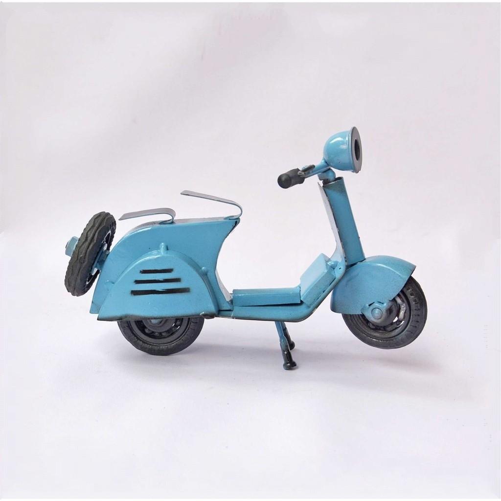Diecast - Miniatur Sepeda Motor Vespa Jadul Warna Biru, Perabotan Rumah ...