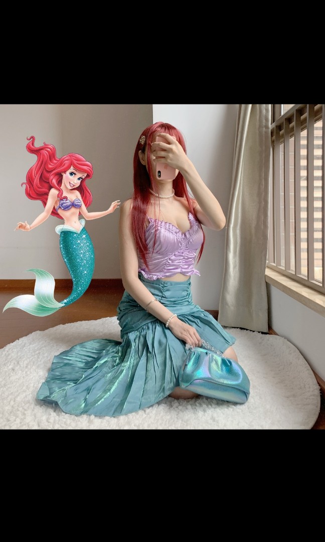 Disney Ariel inspired set, Women's Fashion, Dresses & Sets, Sets or ...