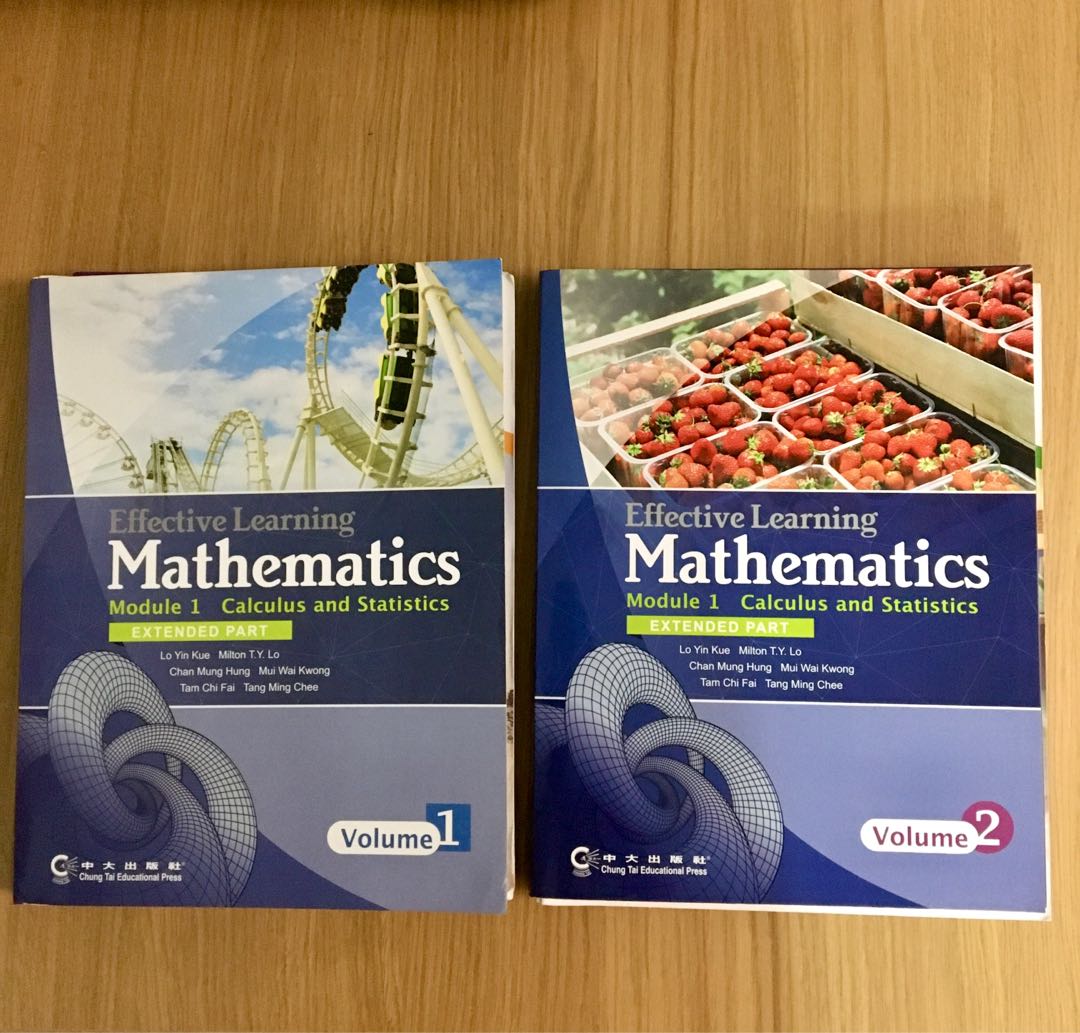 Effective Learning Mathematics Module 1 Calculus And Statistics Extended Part Volume 1 2 With