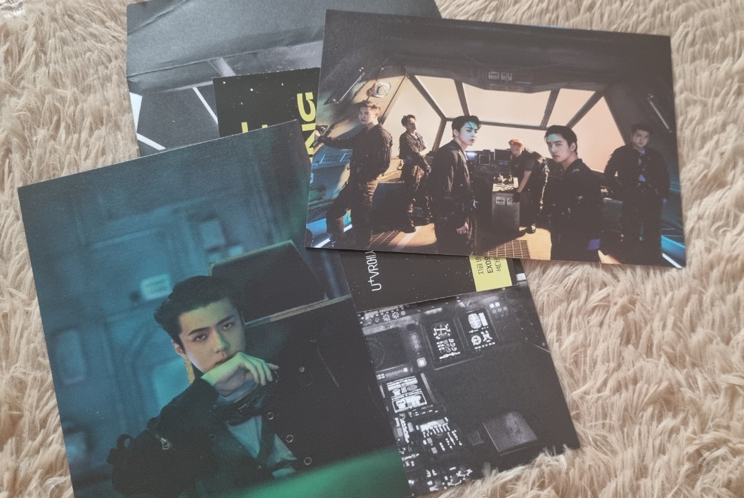 EXO DFTF postcards/posters (tingi), Hobbies & Toys, Memorabilia ...