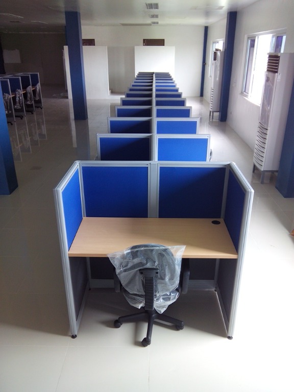fish bone front panel office partition, Furniture & Home Living, Office ...
