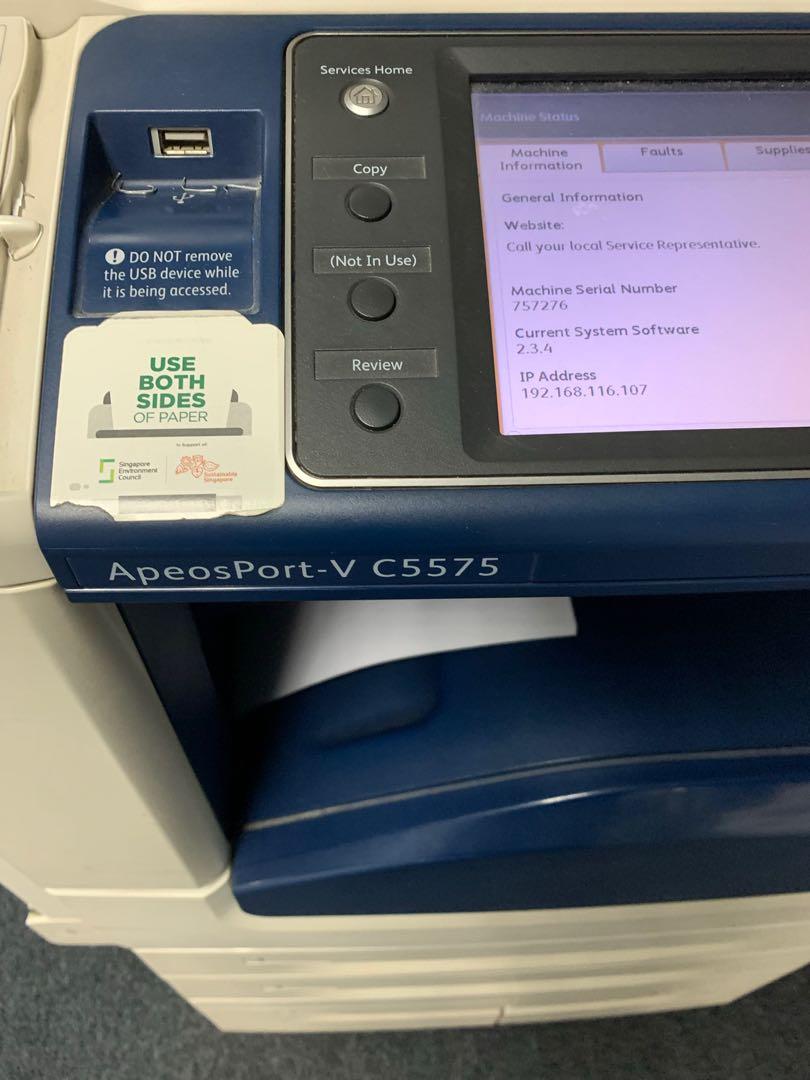 Fuji Xerox ApeosPort V C5575, Computers & Tech, Printers, Scanners ...