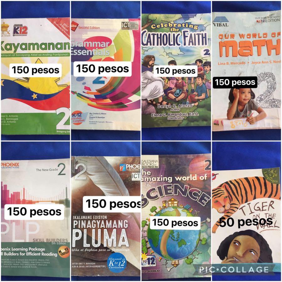 grade 2 textbook workbook filipino english language grammar math ...