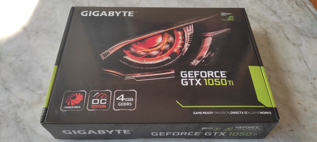 GTX 1050 Ti Gigabyte Windforce OC Edition 4GB GDDR5, Computers & Tech ...