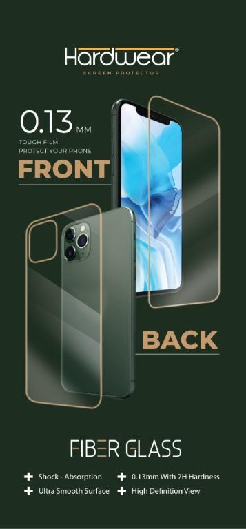 Hardwear Fibre Shock Absorption Screen Protector For All Phone / Watch ...
