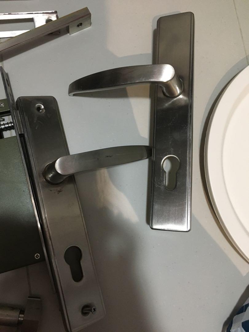 HDB Door handles, Furniture & Home Living, Security & Locks, Locks ...