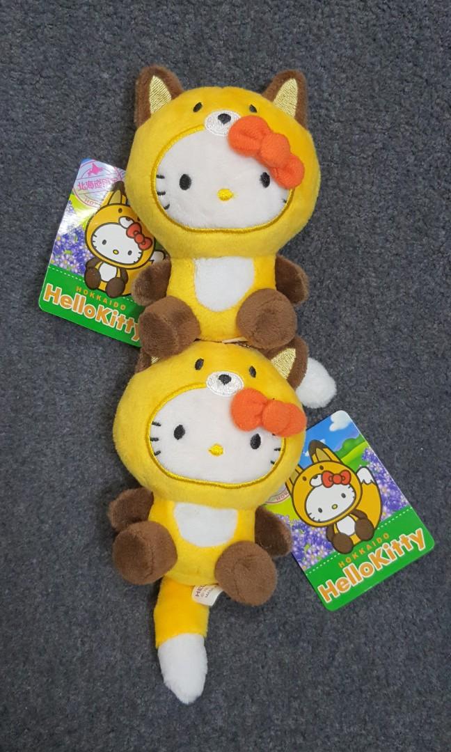 Hello Kitty Raccoon Mascots, Hobbies & Toys, Toys & Games on Carousell