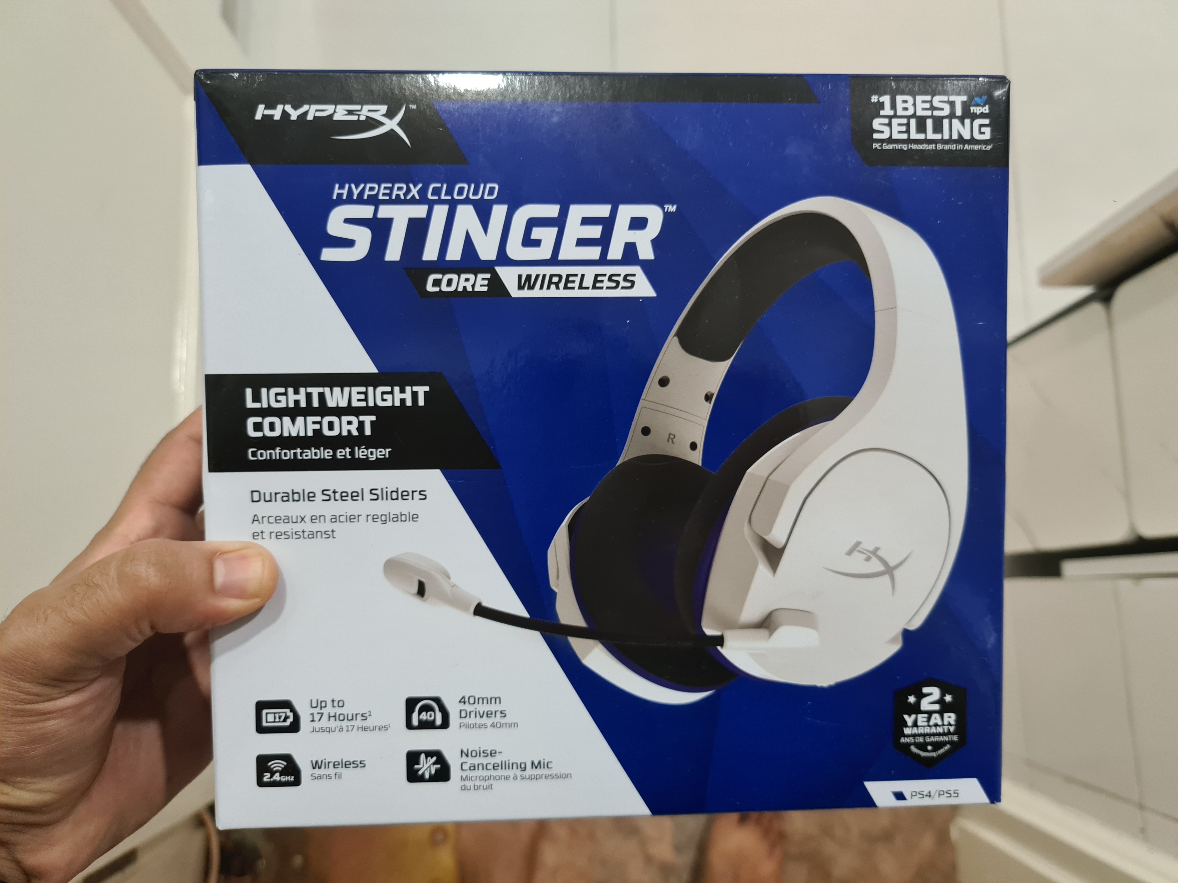 HyperX Cloud Stinger Core – Wireless Gaming Headset, for PS4, PS5, PC, Lightweight, Durable ...