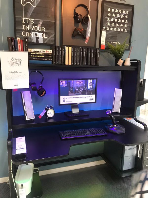 IKEA Fredde gaming table (priced to clear), Furniture & Home Living ...