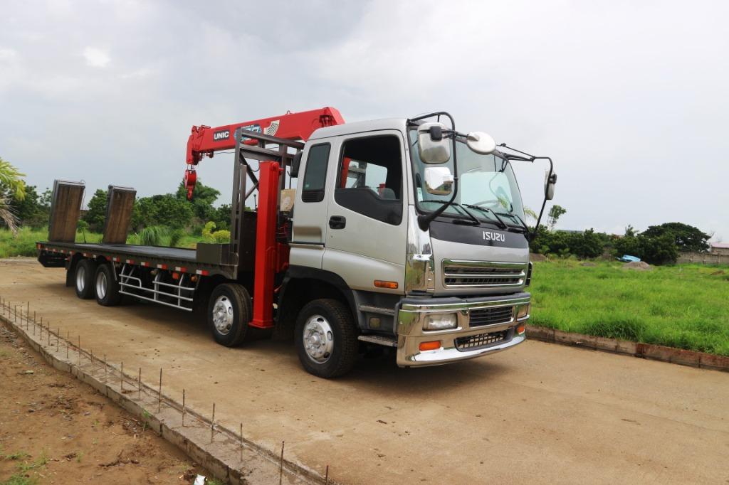 ISUZU 12 WHEELER GIGA SELFLOADER w/ BOOM CRANE, Special Vehicles, Heavy ...