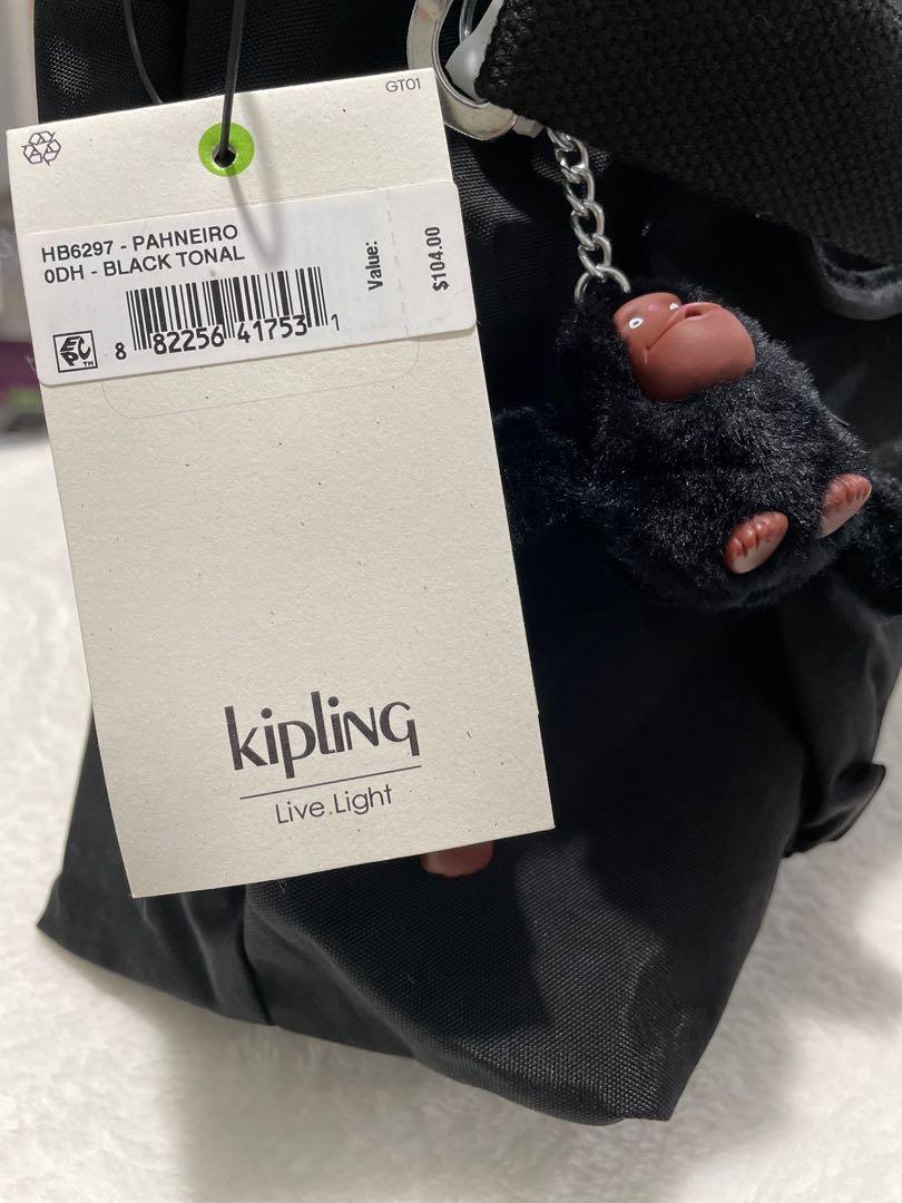 Kipling Pahneiro Black, Women's Fashion, Bags & Wallets, Shoulder Bags ...