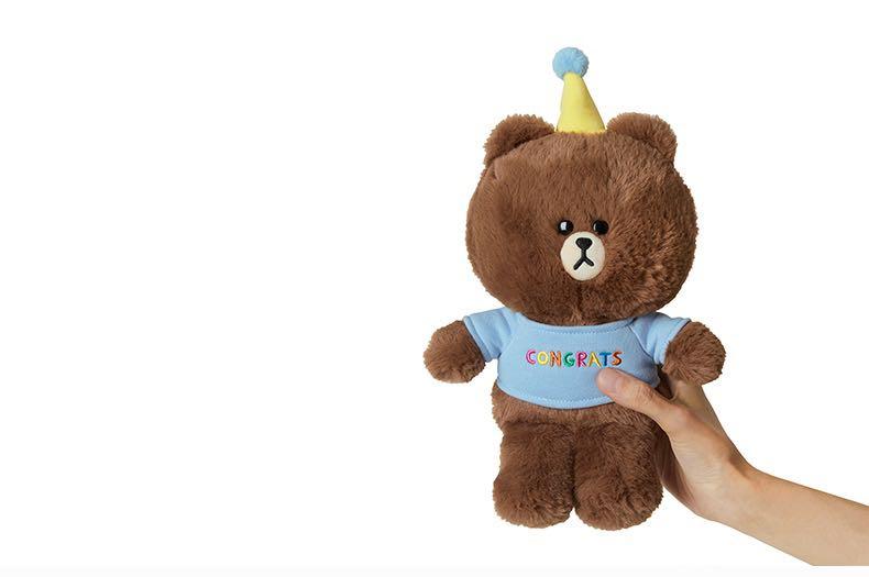 Line friends 10th anniversary limited edition plushies, Hobbies & Toys ...