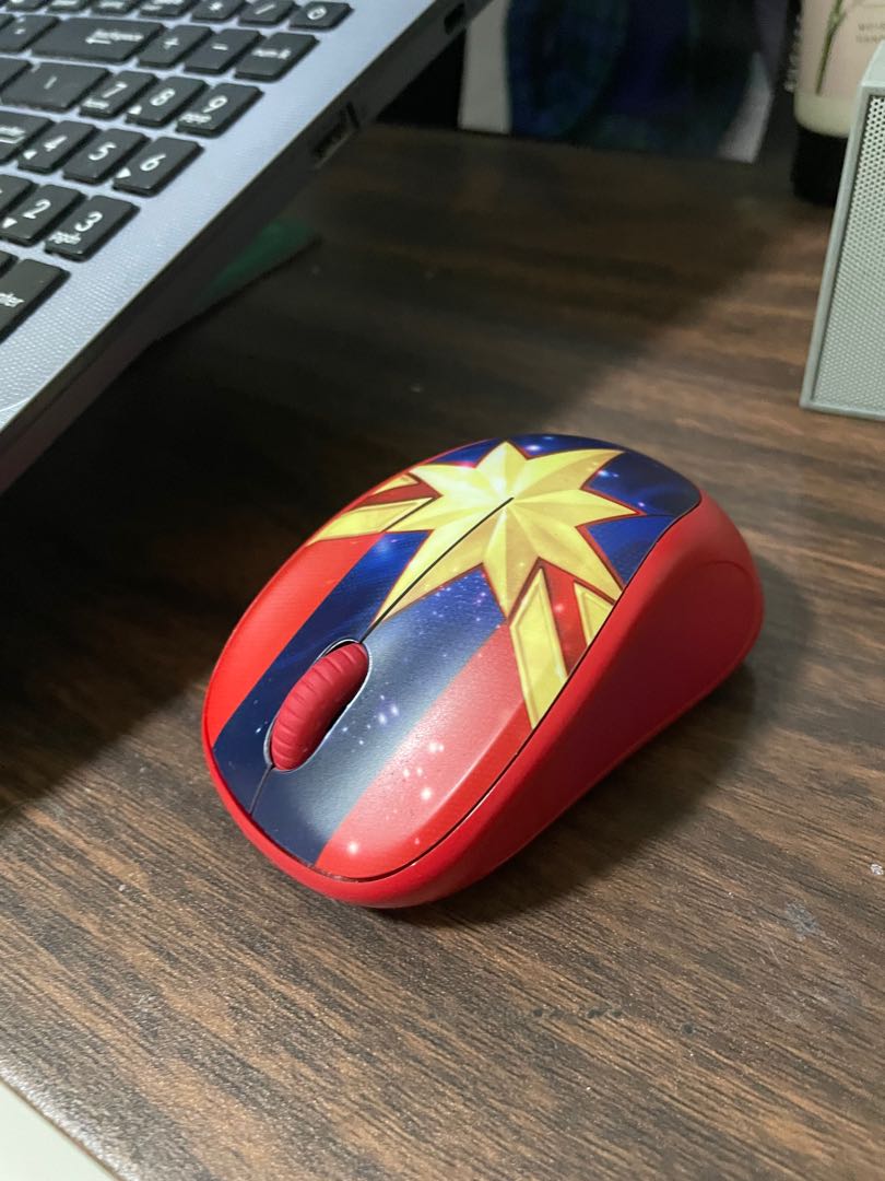 Logitech Captain Marvel Mouse, Computers & Tech, Parts & Accessories ...