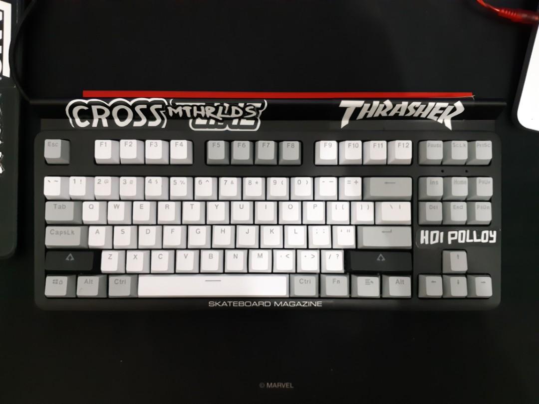 (Nego) Mechanical Keyboard DA Meca Fighter Blue Switch-Upgrade Keycaps ...