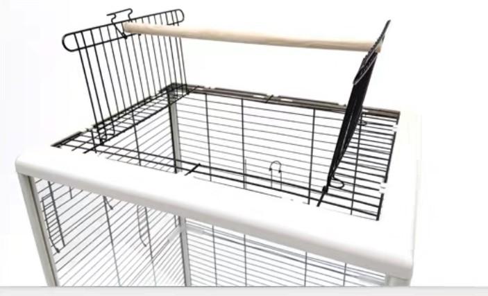 New Parrot cage 47x35x80cm with front acrylic panel. Bird cage. Total 3 ...
