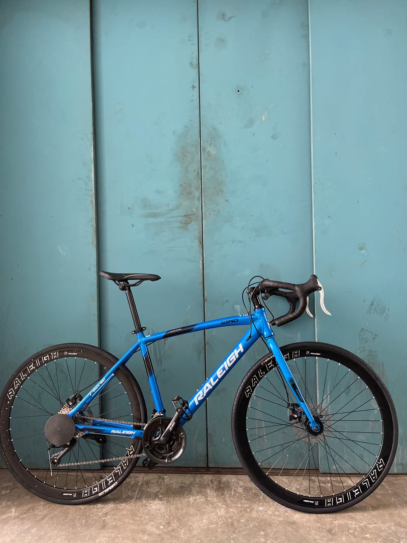 [Sold] Upgraded Raleigh r700 Wind Sapphire Metallic Blue Roadbike ...