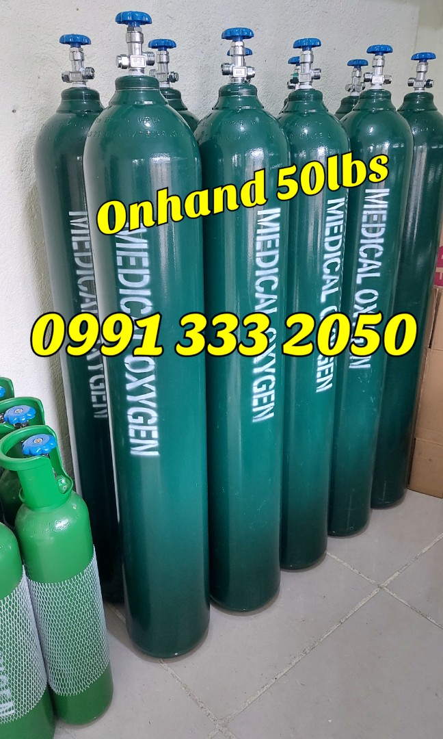 Oxygen tank medical 50lbs, Health & Nutrition, Medical Supplies & Tools ...