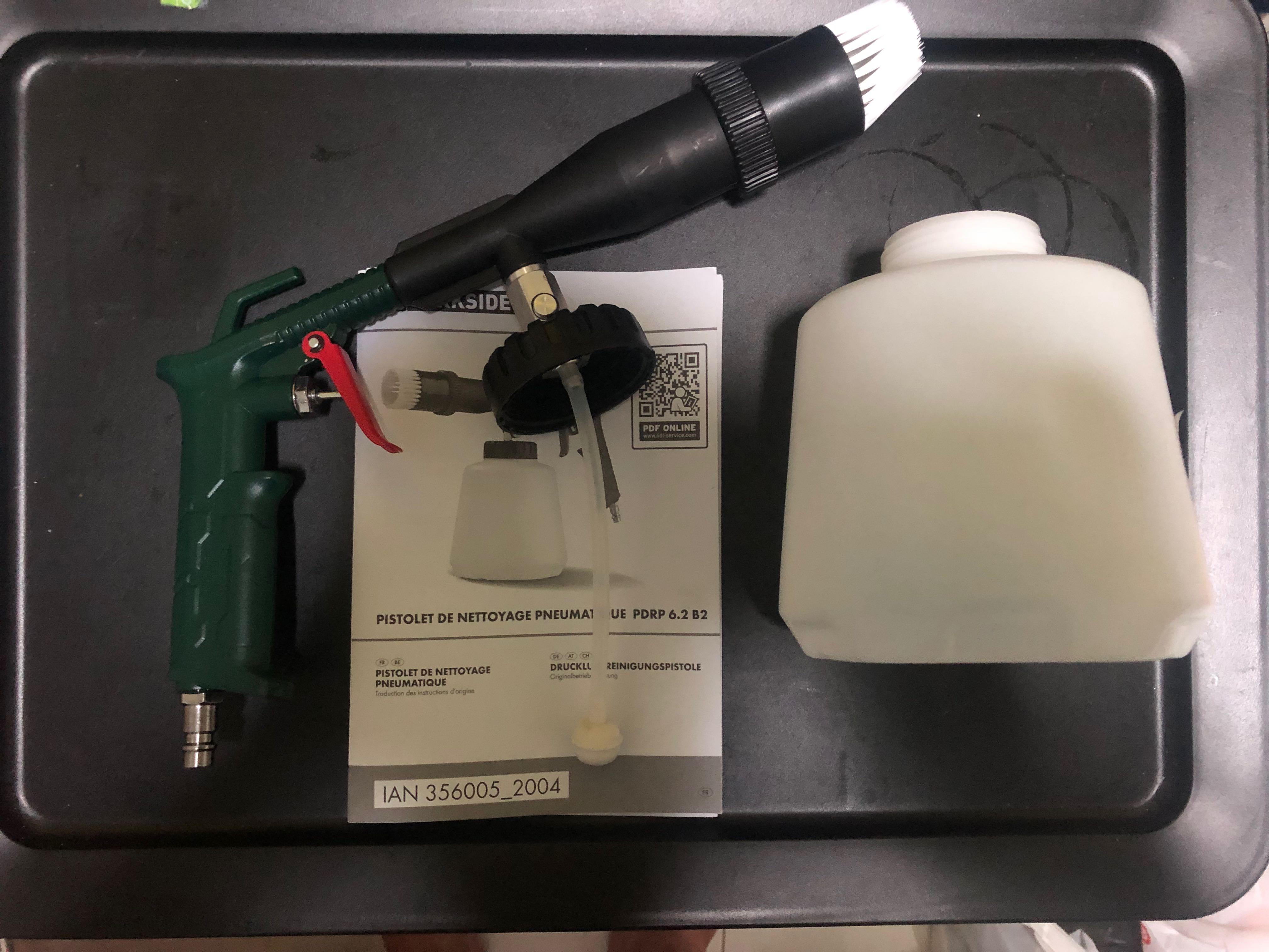 Parkside Pneumatic cleaning gun, Furniture & Home Living, Home ...