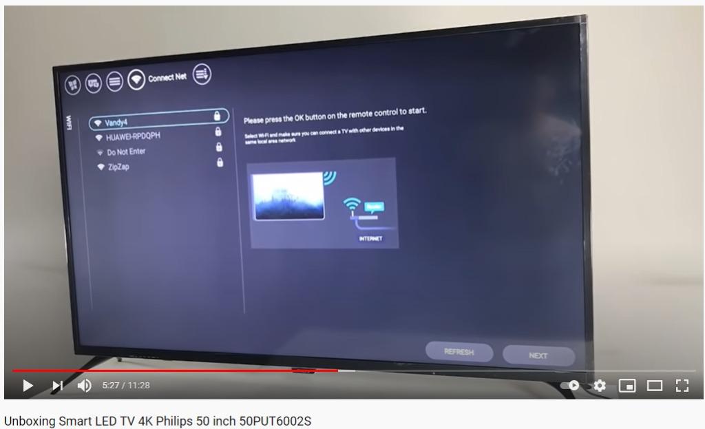 Philips 55 inch 4K UHD SMART TV (Model: 55PUT6002/98) Yr2018, TV & Home ...