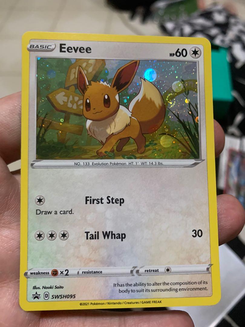 Pokemon Eevee promo, Hobbies & Toys, Toys & Games on Carousell