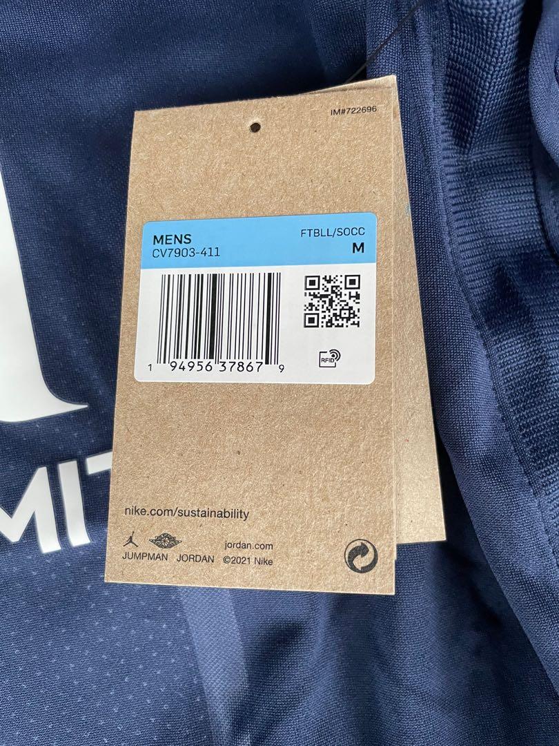 PSG X Jordan home kit, Men's Fashion, Activewear on Carousell