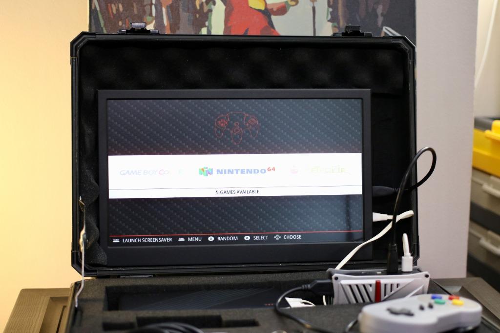 Retro Game console Briefcase Box with Raspberry Pi4 4GB, Computers ...