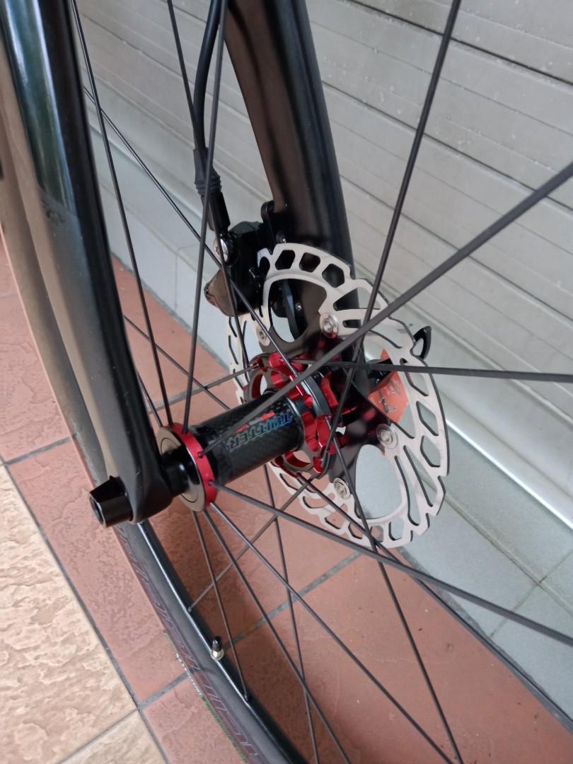 Road Bike TWITTER Cyclone Pro Disc Carbon Frame Size 48cm SRAM Rival ...