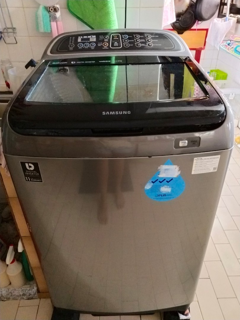 Samsung Wobble Washing Machine 11kg, TV & Home Appliances, Washing ...