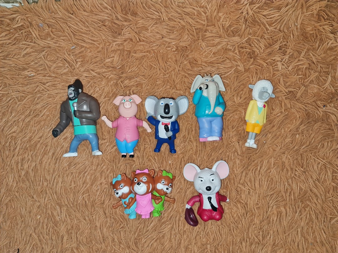 SING Movie Characters, Hobbies & Toys, Toys & Games on Carousell