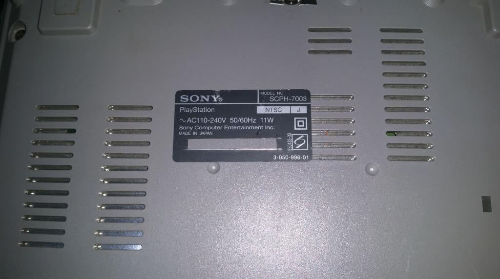 Sony Playstation SCPH-7003 [Tag: Monitor, Electronic, Fluke, Tektronix, Faulty, Spoilt, Console ...